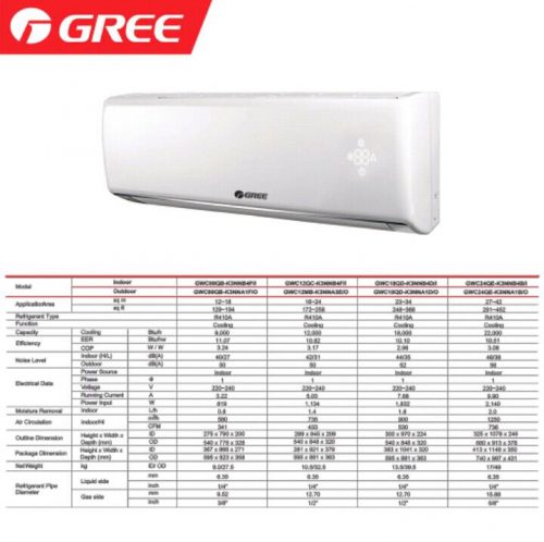 GREE 1.0HP WALL MOUNTED | NM Aircond Sdn. Bhd.